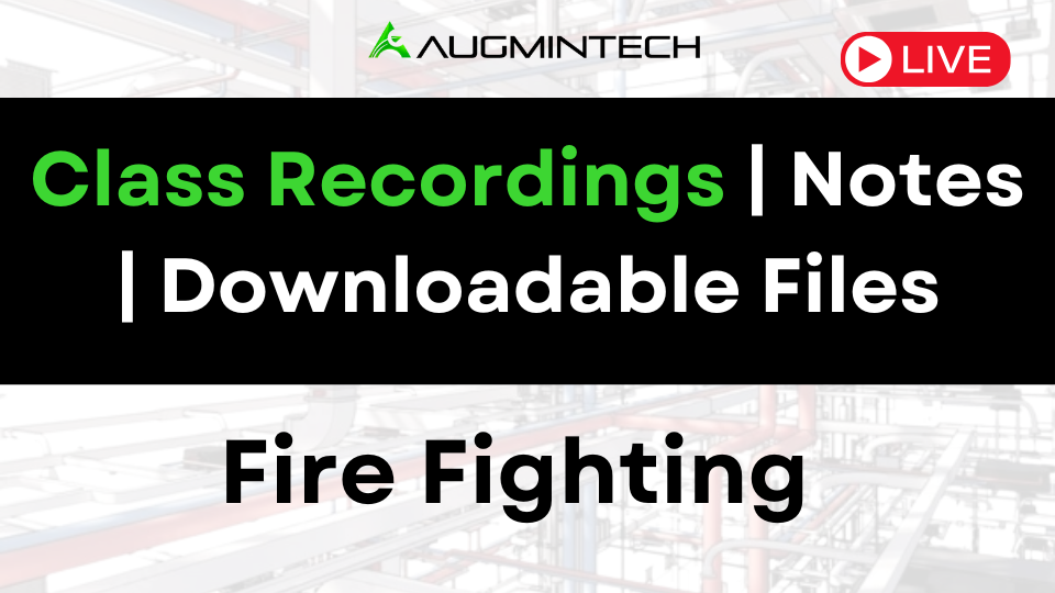 Fire Fighting DND - Augmintech - Learn BIM, MEP, HVAC & Piping Online ...